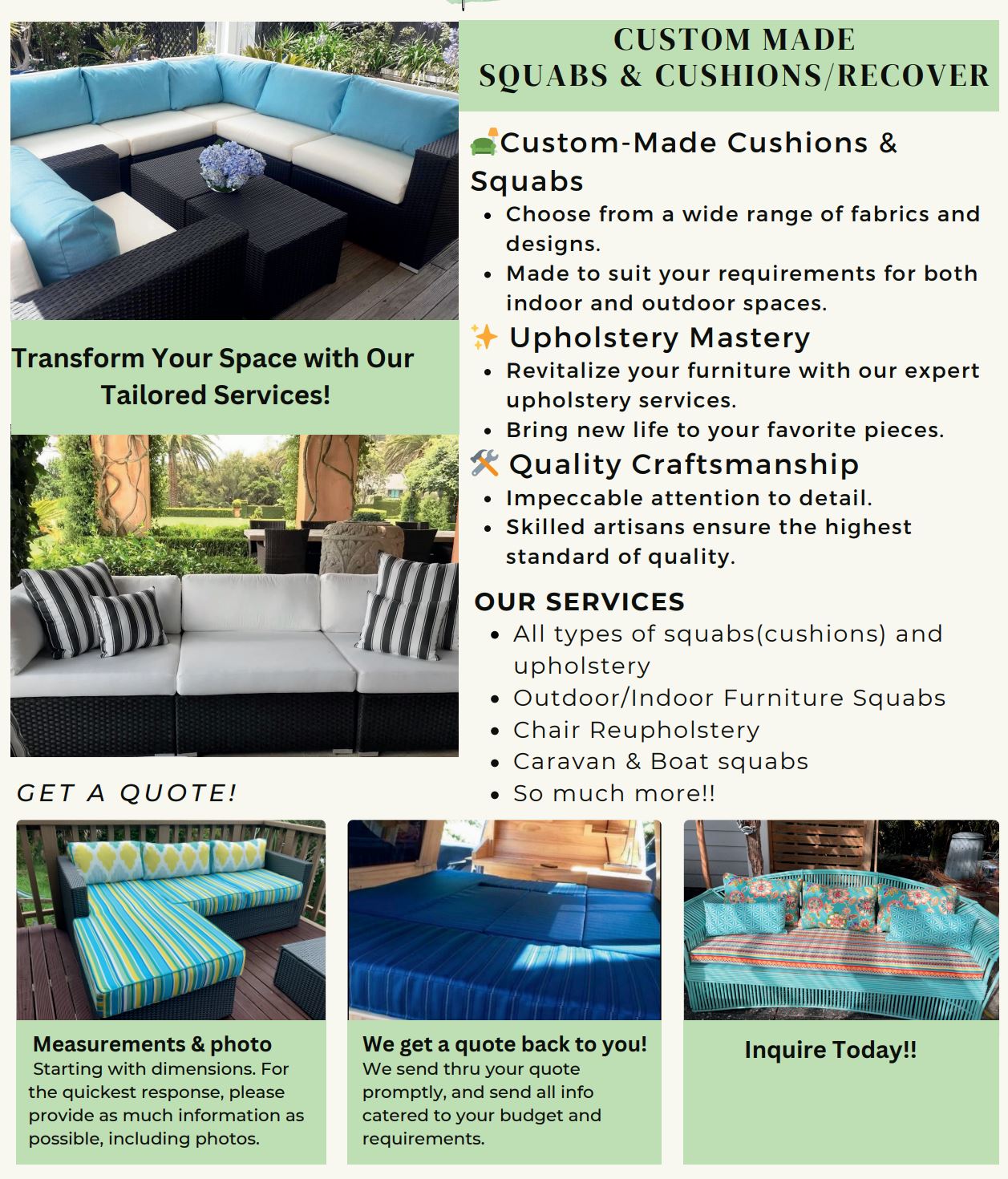 Squabs Inquiry – Green Stitch NZ